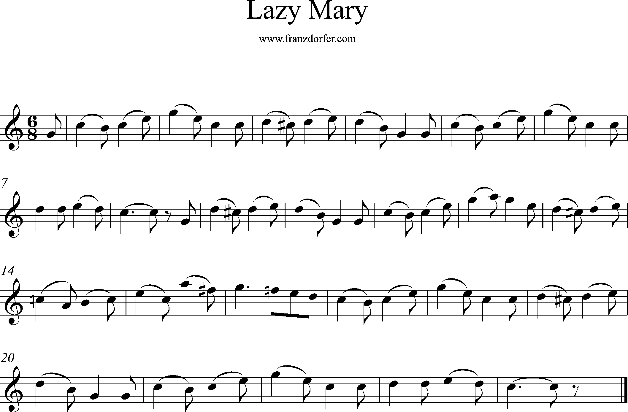 Lazy Mary-c